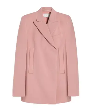 Sportmax Sportmax Esule Straight-Hem Blazer Simple Pink