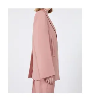 Sportmax Esule Straight-hem Blazer - Simple Pink