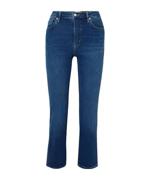 FRAME High-rise Skinny-leg Cropped Jeans