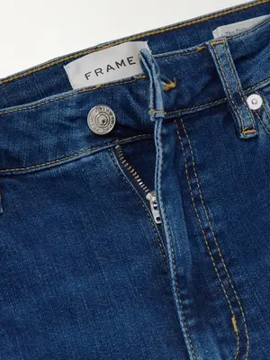 FRAME High-rise Skinny-leg Cropped Jeans