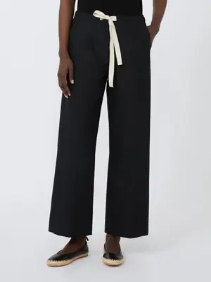 Max Mara Cropped Pants - Black