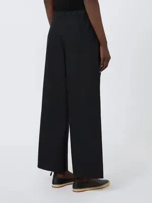 Max Mara Cropped Pants - Black