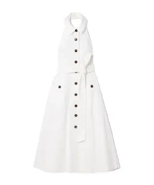 Carolina Herrera Tie-back Shirt Dress