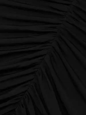 Magda Butrym Round-neck Sleeveless Gown With Pleated Skirt