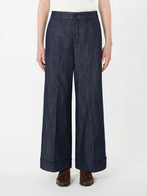 Max Mara Wide Leg Denim Jeans