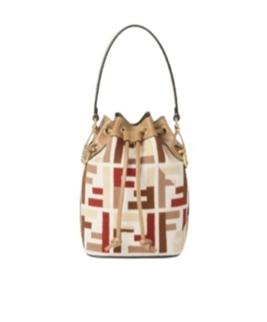 Fendi Mon Tresor Drawstring Bucket Bag - Multicolour