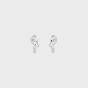 Celine Knot Hoop Earrings