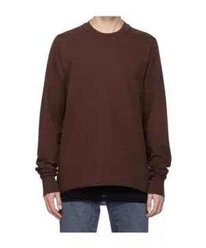 Rick Owens Organic Cotton Crewneck Sweatshirt