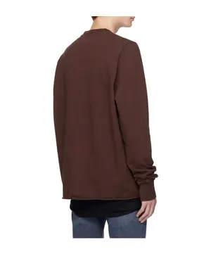 Rick Owens Organic Cotton Crewneck Sweatshirt