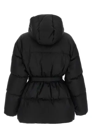 Prada Hooded Belted Jacket