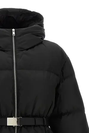 Prada Hooded Belted Jacket