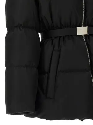 Prada Hooded Belted Jacket