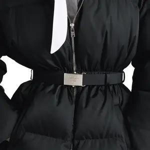 Prada Hooded Belted Jacket