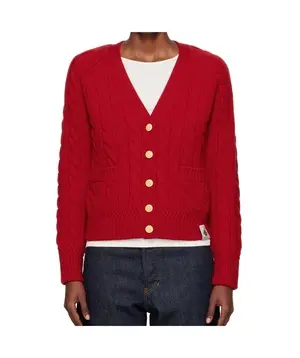 Bally Cable-knit Wool Cardigan