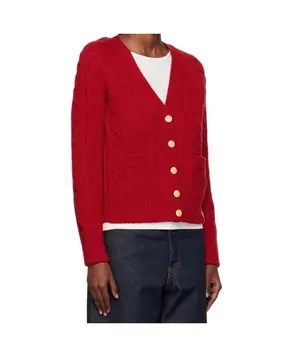 Bally Cable-knit Wool Cardigan