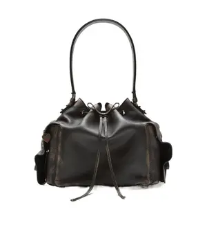 Acne Studios Drawstring Shoulder Bag - Black