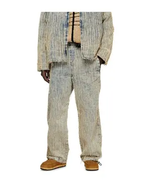DIESEL® D-martial Frayed Detail Jeans