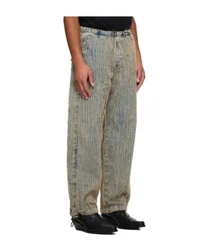 DIESEL® D-martial Frayed Detail Jeans