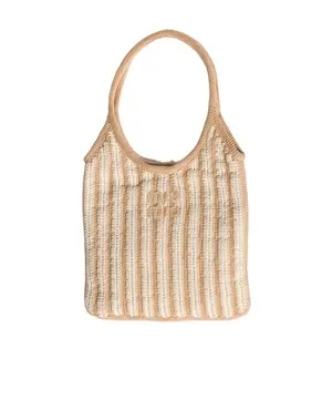 Miu Miu Ivy Crochet Bag - Nude