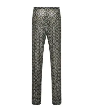 Dries Van Noten Geometric Print Drawstring Pants