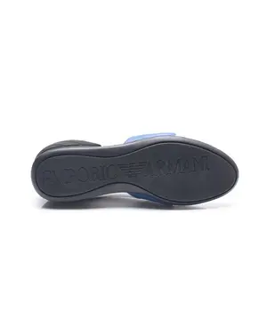 Emporio Armani Leather Logo Sneakers