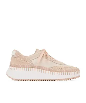 Chloé Nama Low Top Sneakers - Nude
