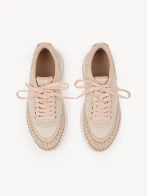 Chloé Nama Low Top Sneakers - Nude