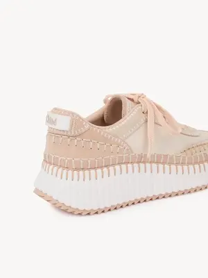 Chloé Nama Low Top Sneakers - Nude