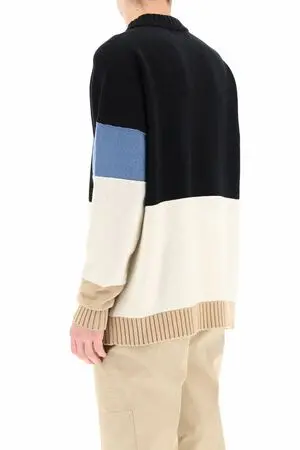 Off-White Colour-block Knitted Sweater