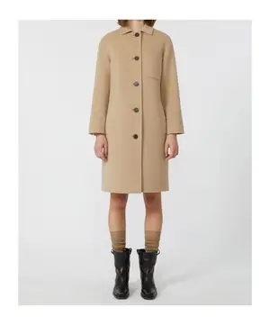 Max Mara Single-breasted Wool Coat