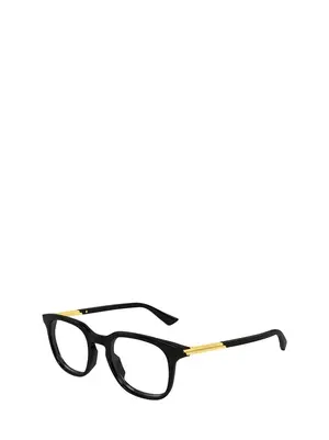 Bottega Veneta Classic Square Clip-on Sunglasses