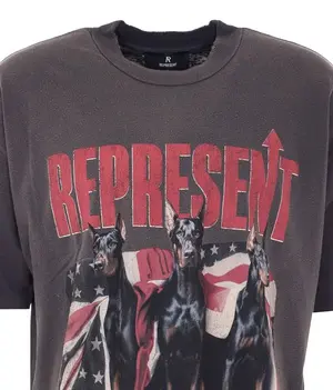 REPRESENT Dream On Tour Graphic T-shirt - Black