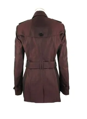 Burberry Double-breasted Trench Coat With Belt Detail