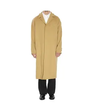 Celine Mac Coat In Wool Cloth