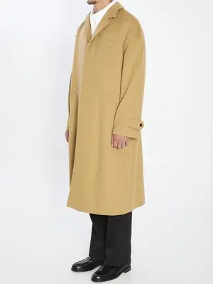 Celine Mac Coat In Wool Cloth