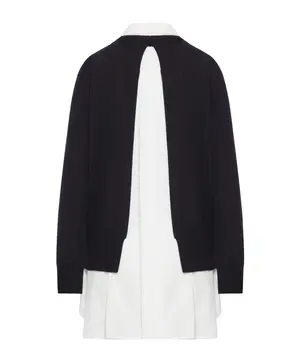 Sacai Layered Effect Mini Dress
