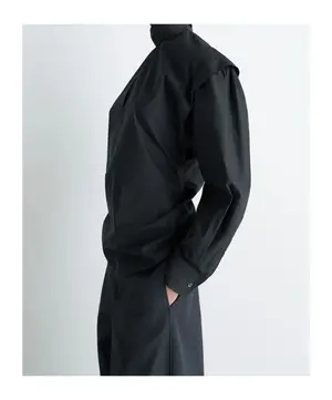 LEMAIRE Ascot Blouse In Washed Cotton-silk Blend