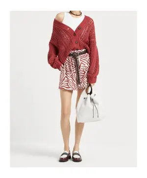 Brunello Cucinelli V-neck Crochet-knit Cardigan