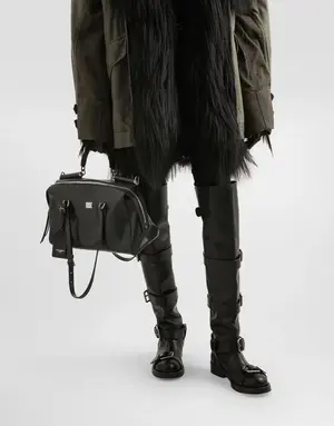 Dolce & Gabbana Vittoria Top Handle Bag - Black