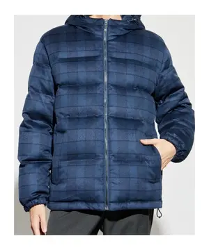 Etro Check Motif Down Jacket