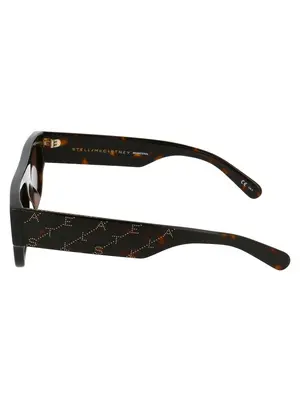 Stella McCartney Rectangular Frame Sunglasses With Logo Detail