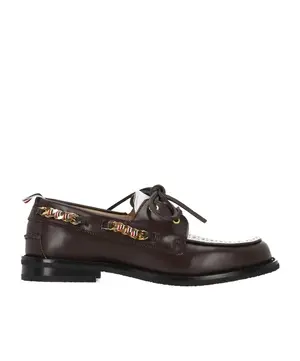 Thom Browne Chain-detailed Lace-up Shoes