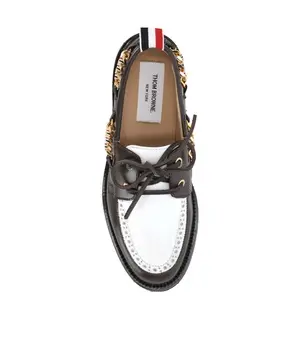 Thom Browne Chain-detailed Lace-up Shoes