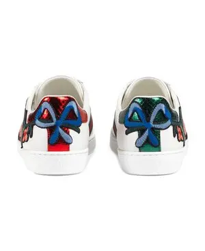 Gucci Ace Embroidered Floral Sneakers