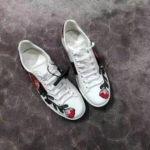 Gucci Ace Embroidered Floral Sneakers
