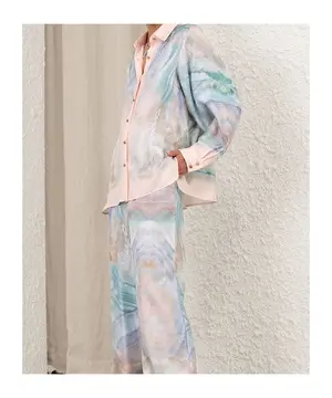 Zimmermann Illuminate Relaxed Shirt - Blue-agate