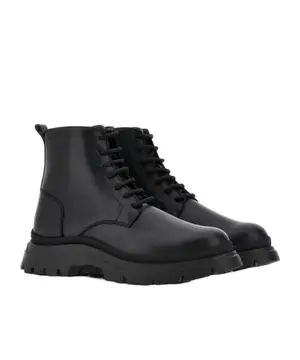 Hogan H692 Combat Boots - Black