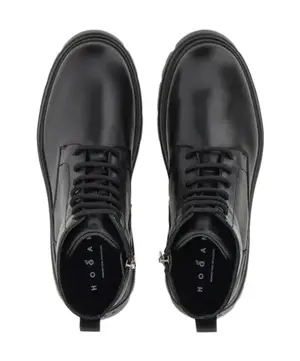 Hogan H692 Combat Boots - Black