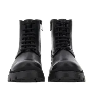 Hogan H692 Combat Boots - Black