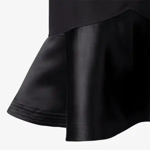 Fendi High Waist Peplum Hem Midi Skirt